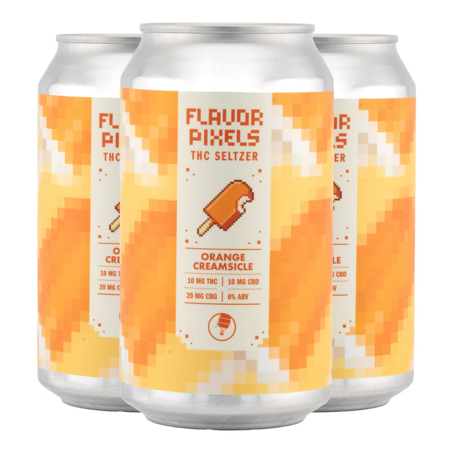 Insight Flavor Pixels Orange Creamsicle Seltzer 10mg THC – Hemp House