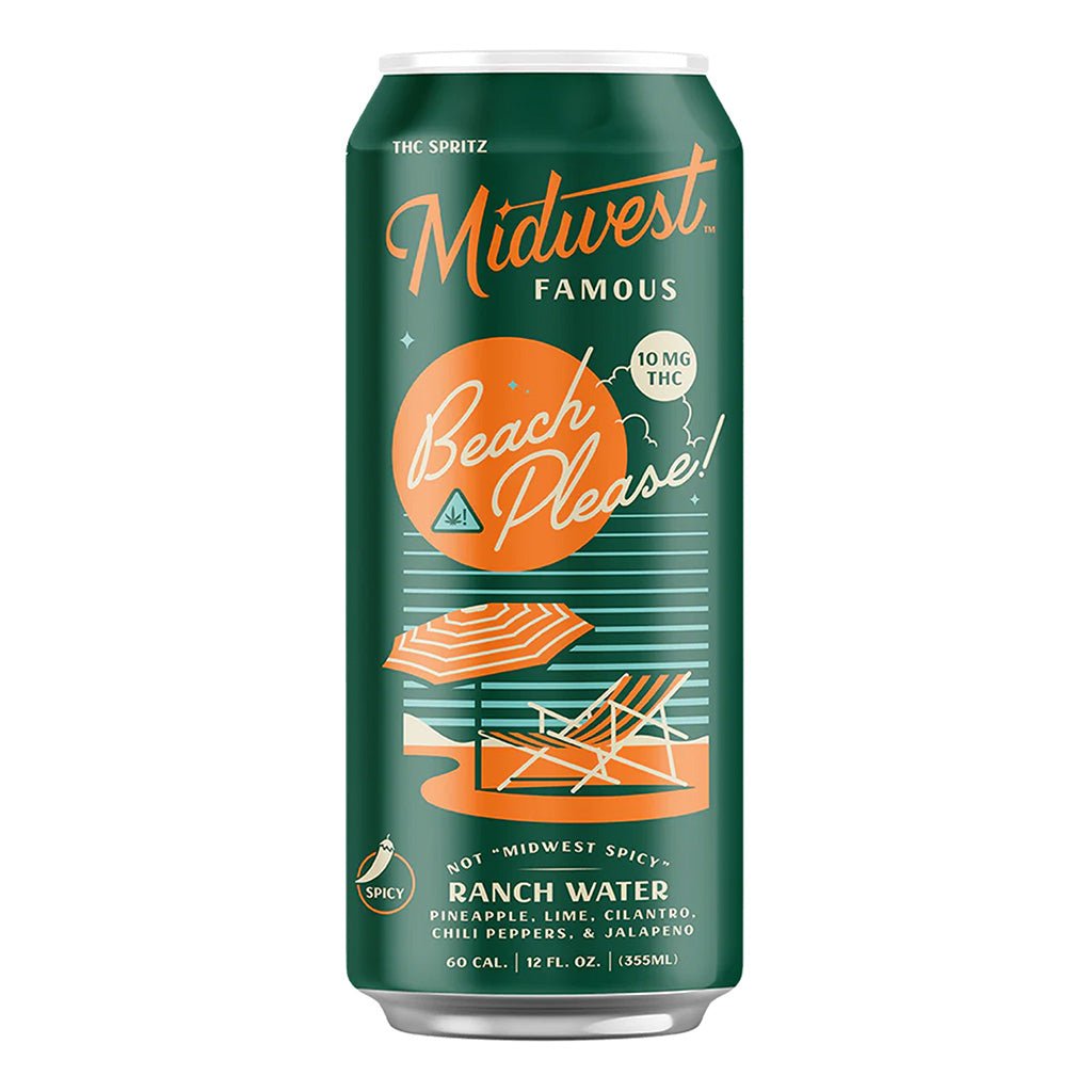 Midwest Famous Beach Please Ranch Water THC Spritz 10mg THC – Hemp House