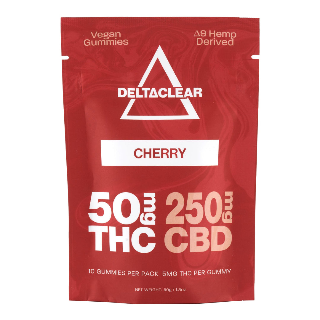 Delta Clear Strawberry Pineapple 5:1 CBD+THC Vegan Gummies 50mg THC ...